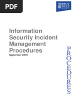 AIS Incident Response Procedure | PDF | Denial Of Service Attack ...
