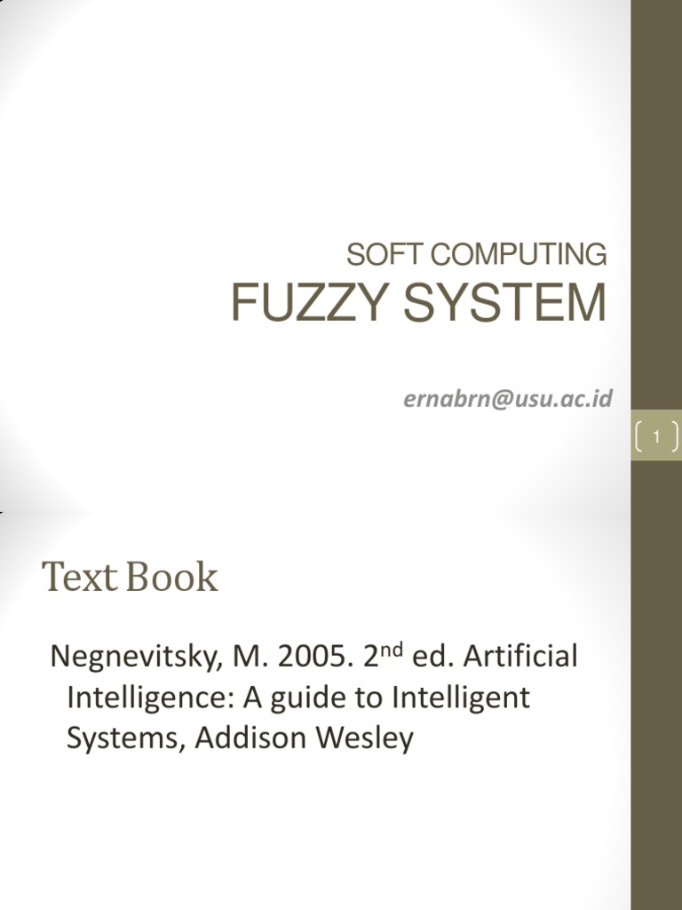 Fuzzy System: Soft Computing | PDF | Fuzzy Logic | Logic