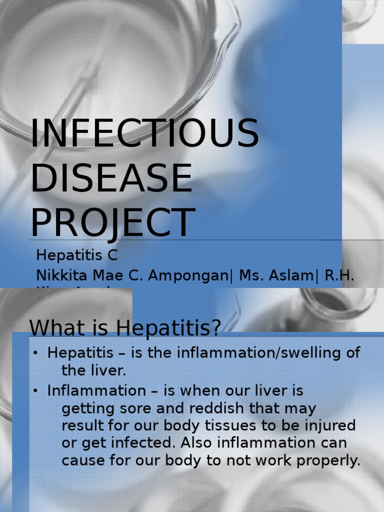 Infectious Disease Project-Nikki | PDF | Hepatitis C | Hepatitis