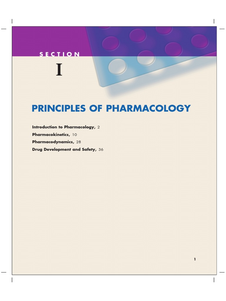 Principles of Pharmacology | PDF | Pharmacology | Tablet (Pharmacy)