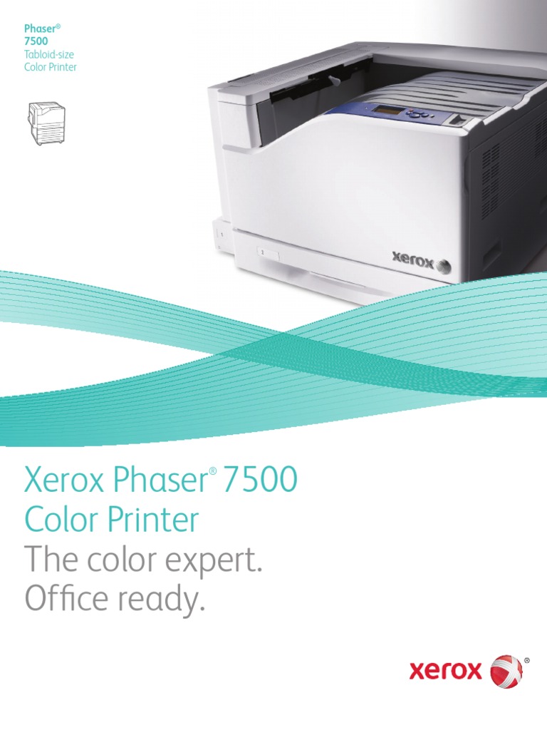 Xerox Phaser 7500 - Brochure | PDF | Printer (Computing) | World Wide Web