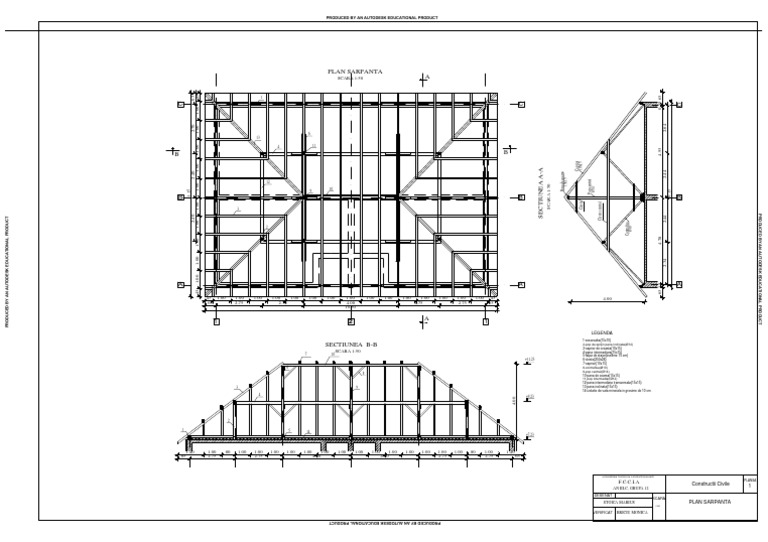 Plan Sarpanta A: Produced by An Autodesk Educational Product | PDF