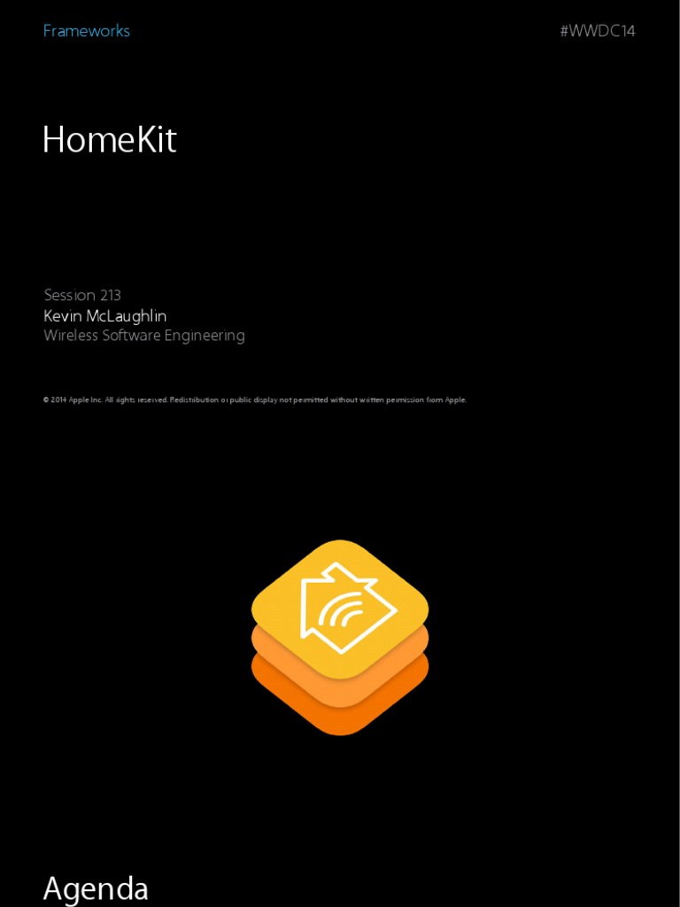 213 Introducing Homekit PDF | PDF | Ios 8 | Software