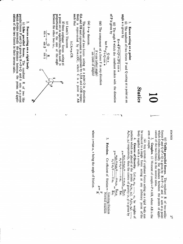 Statics and Dynamics | PDF
