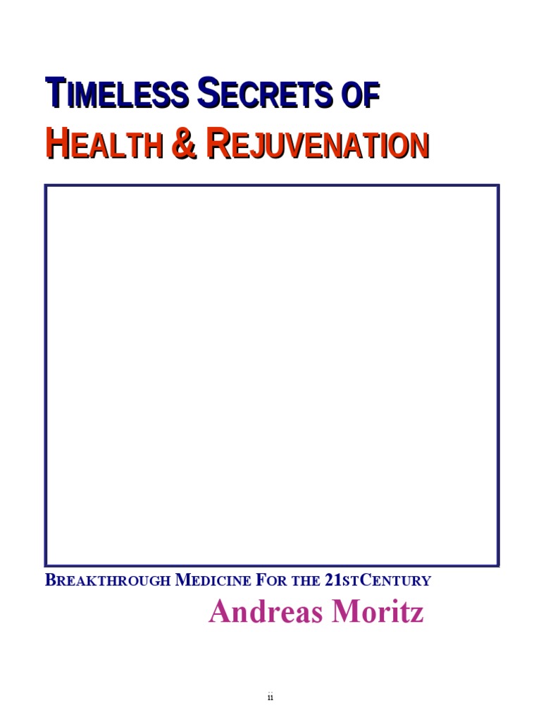 Timeless Secrets of Health Rejuvenation | PDF | Wellness | Medical