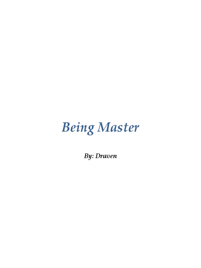 Being Master | PDF | Punishments | Reinforcement
