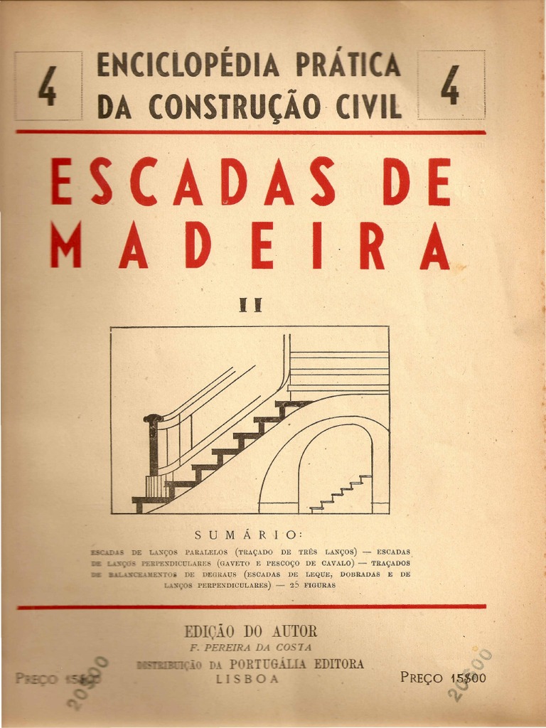 04 Escadas de Madeira II | PDF | Madeira | Engenharia Civil