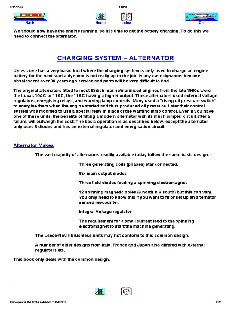 Alternator Pdf Diode Electric Current