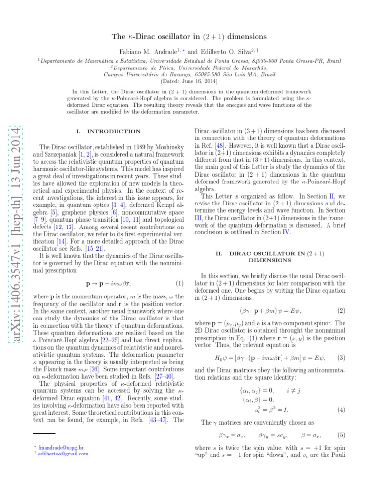 TMP 73 BB | PDF | Spin (Physics) | Wave Function