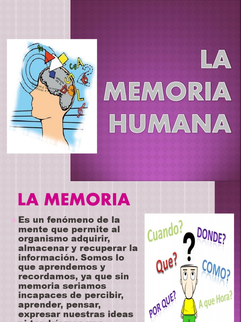 La Memoria Humana PDF