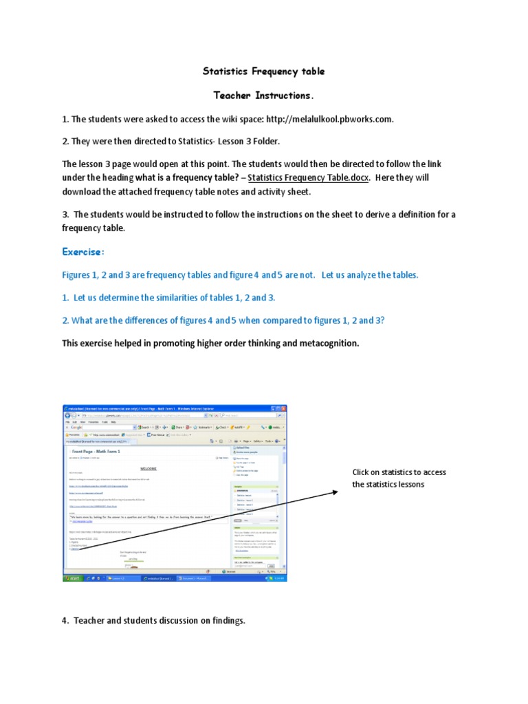 Understanding Frequency Tables in Statistics | PDF