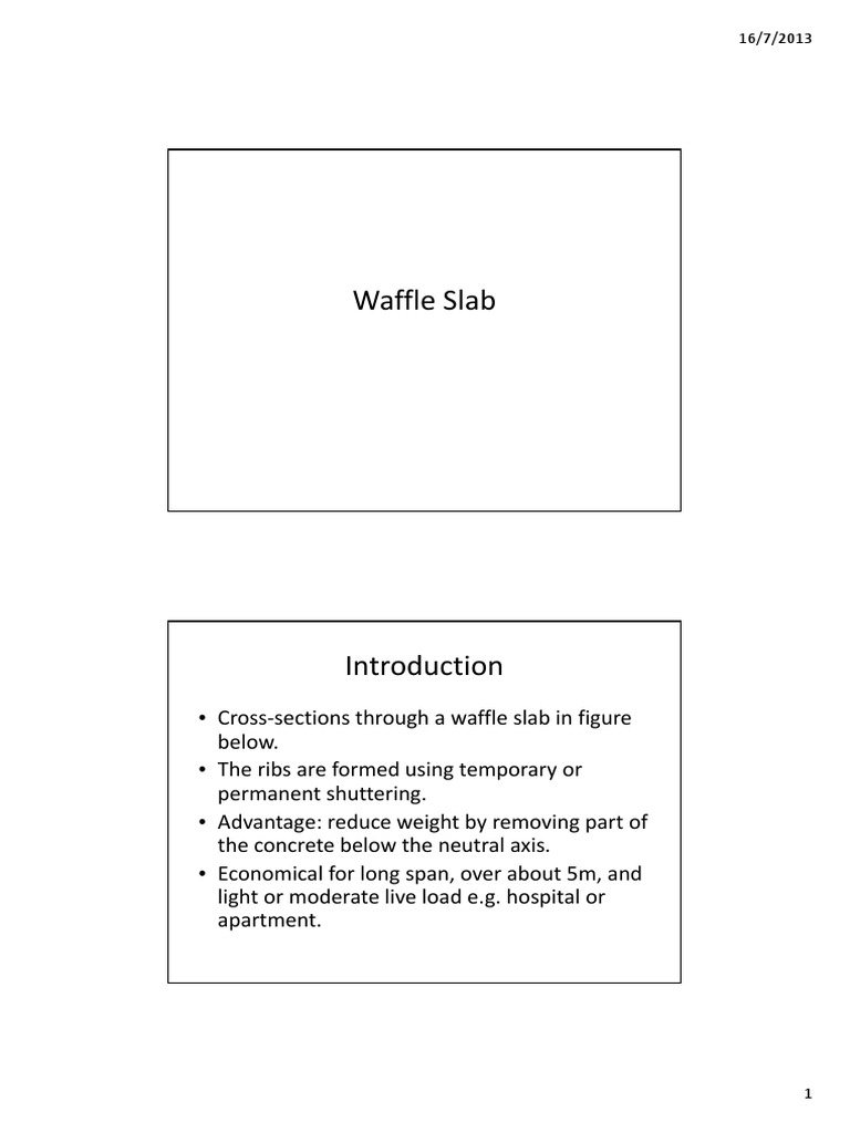 Waffle Slab | PDF
