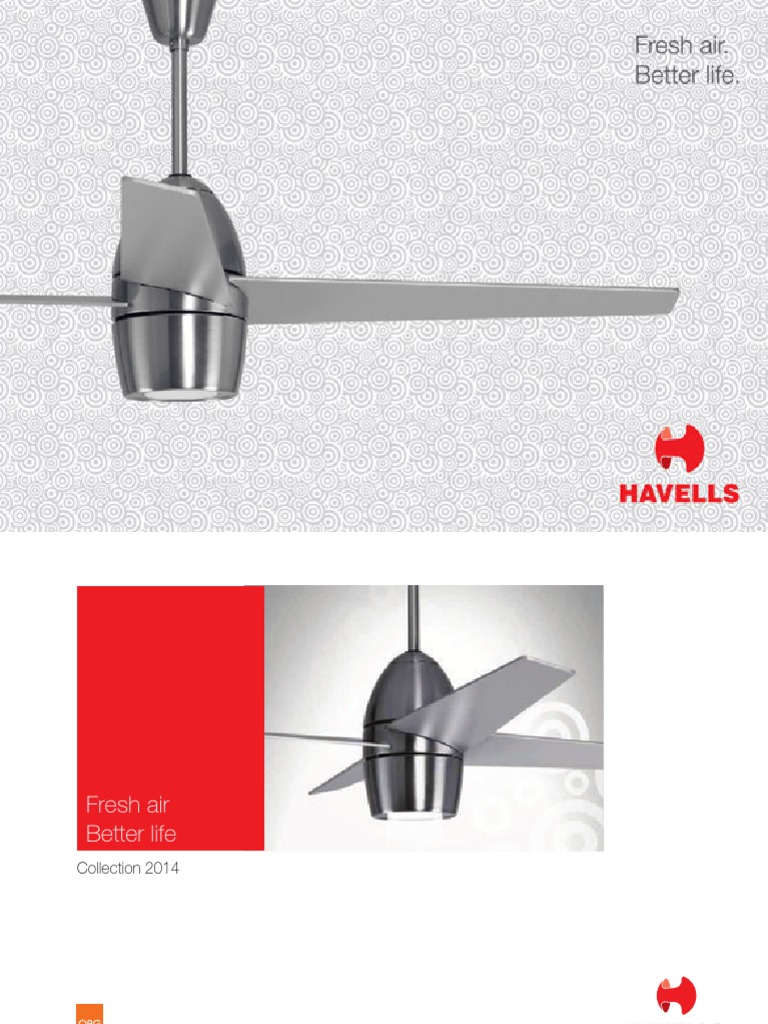 Havells Fans Catalogue 2024 PDF | PDF | Mechanical Fan | Ventilation ...