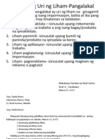 Mga Uri NG Liham | PDF