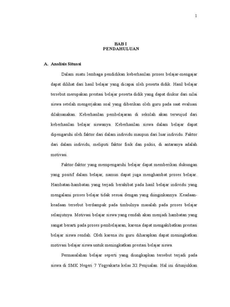 Contoh Proposal Skripsi Matematika | PDF