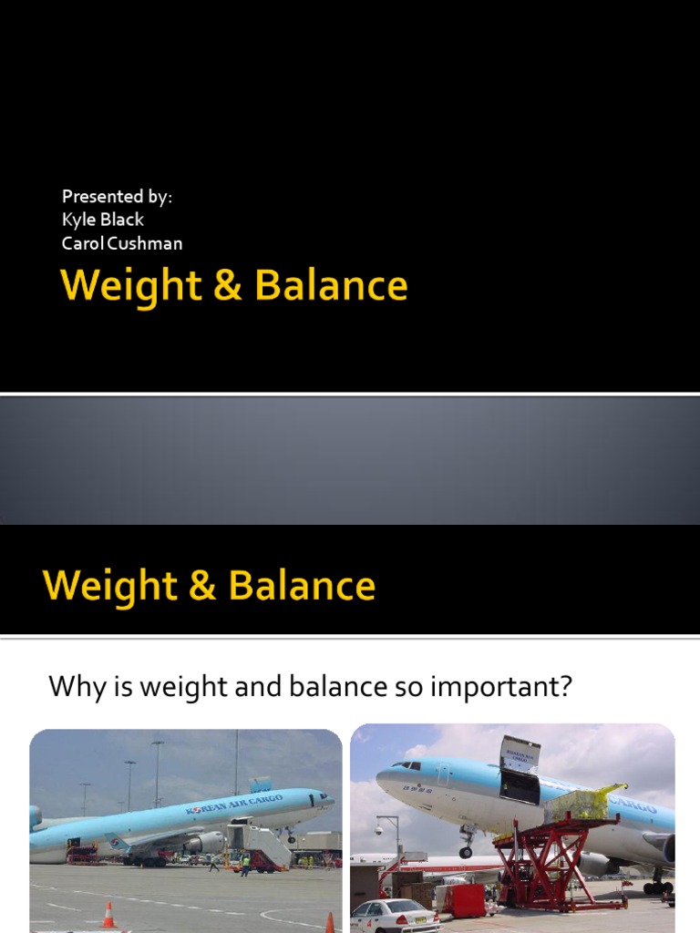 Weight & Balance-COG SHIFT | PDF | Aerodynamics | Industries