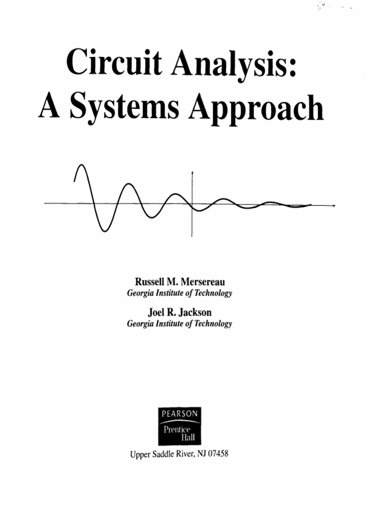 Circuit Analysis: A Systems Approach | PDF | Laplace Transform ...