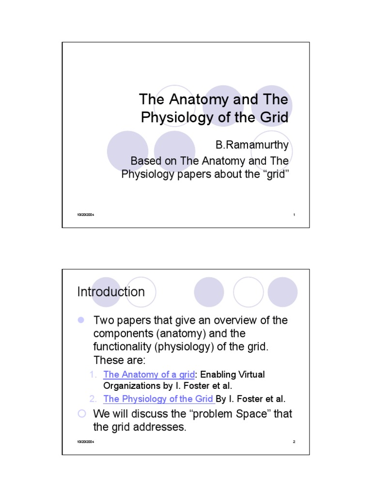 Anatomy of Grid | PDF | Communications Protocols | Grid Computing