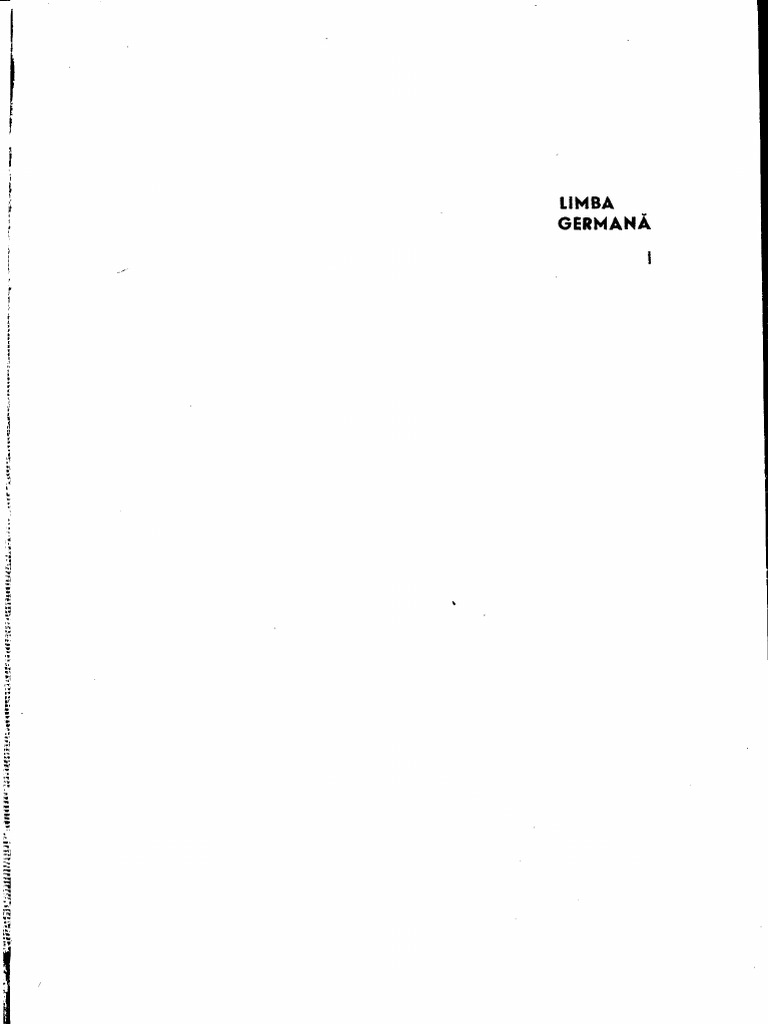 Manual Limba Germana | PDF