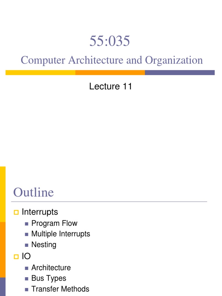 Computer Architecture and Organization | PDF | Input/Output | Computer Data Storage