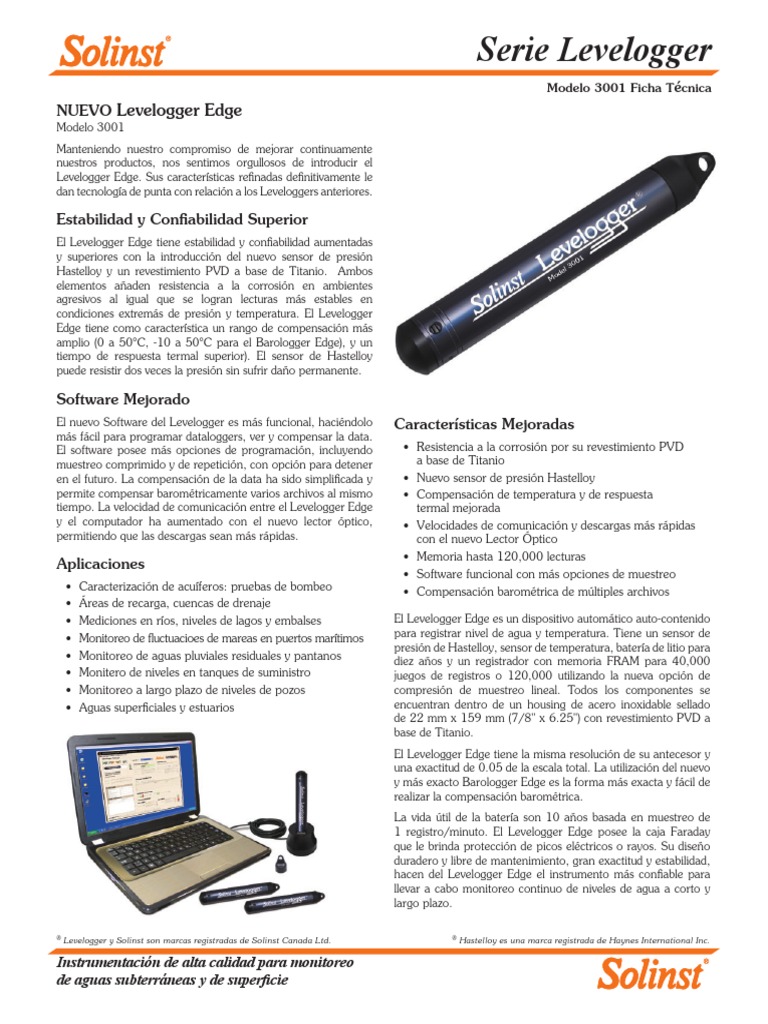 Level y Baro Logger | PDF | Inalámbrico | Software