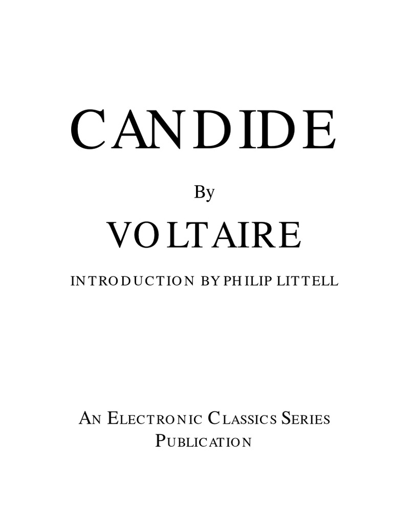 Voltaire - Candide | PDF