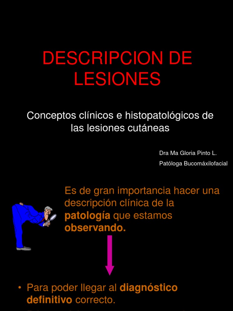 Descripcion de Lesiones | PDF | Piel | Epidermis