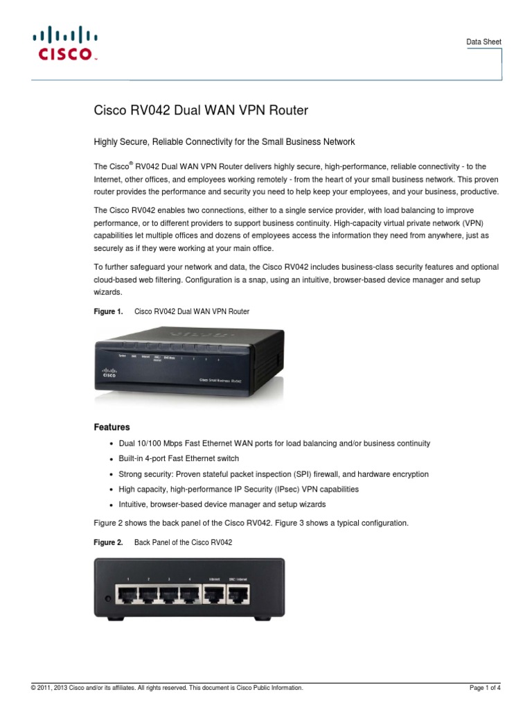 Data Sheet c78-501225 | PDF | Virtual Private Network | Port (Computer Networking)