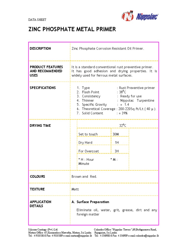 Nipolac precoat | Rust | Paint