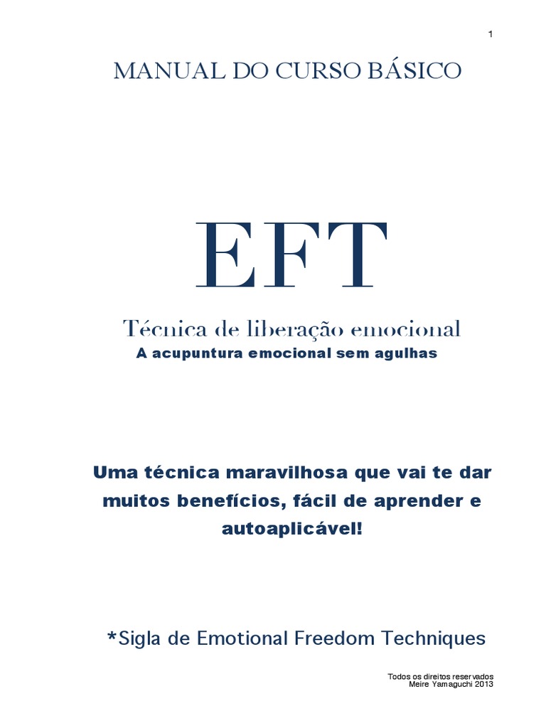 Manual de EFT em Português | Download grátis PDF | Emoções | Pensamento