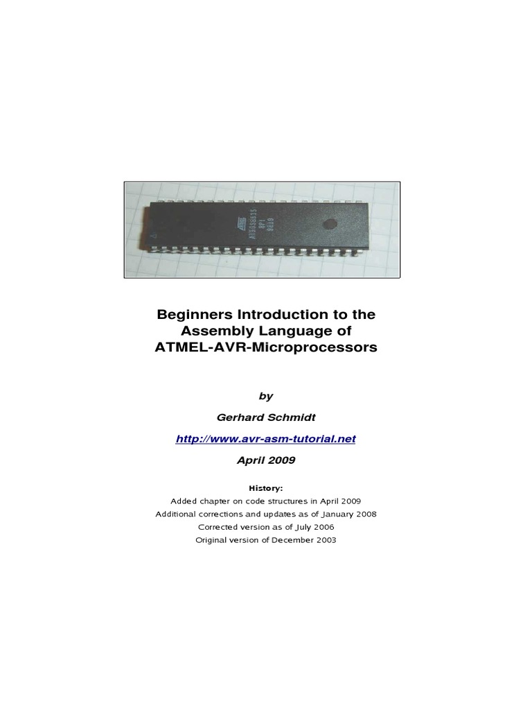 Atmel AVR Assembler | PDF | Binary Coded Decimal | Assembly Language