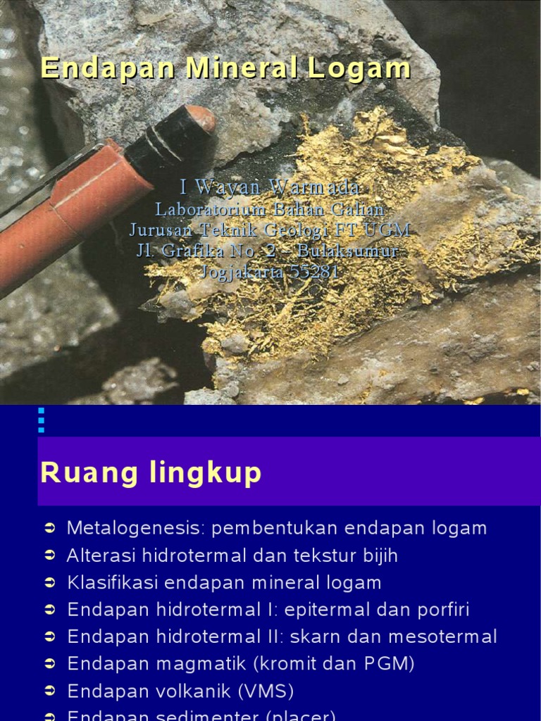 Endapan Mineral | PDF