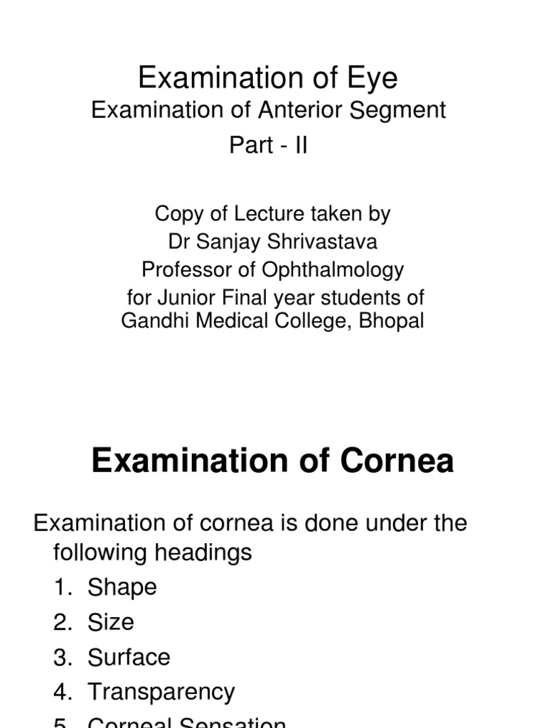 Iris Examination: Heterochromia & Polycoria | PDF | Cornea | Glaucoma