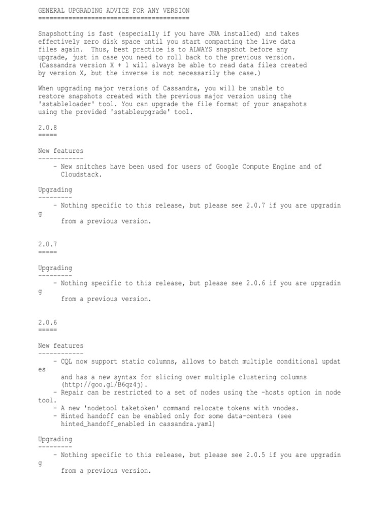 Cassandra | PDF | Apache Hadoop | Database Index