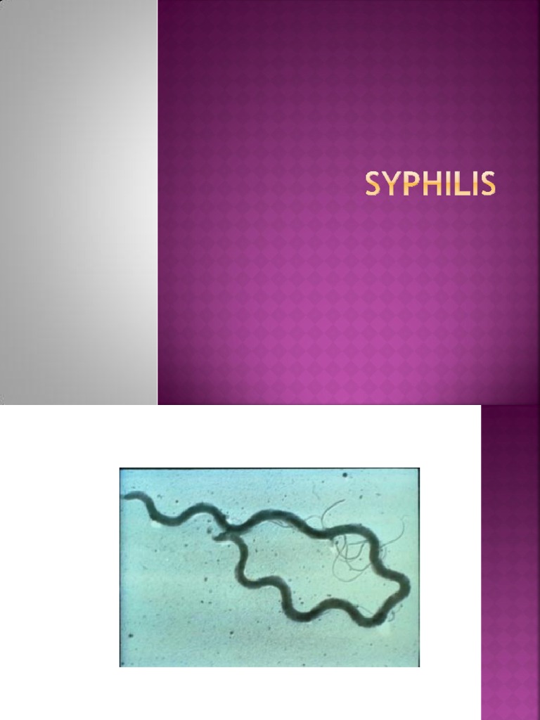 syphilis.ppt | Infection | Public Health