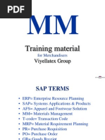 Introduction To SAP ERP MM Module | PDF | Invoice | Procurement