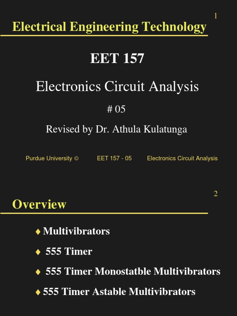 Electrical Engineering Technology: Electronics Circuit Analysis | PDF