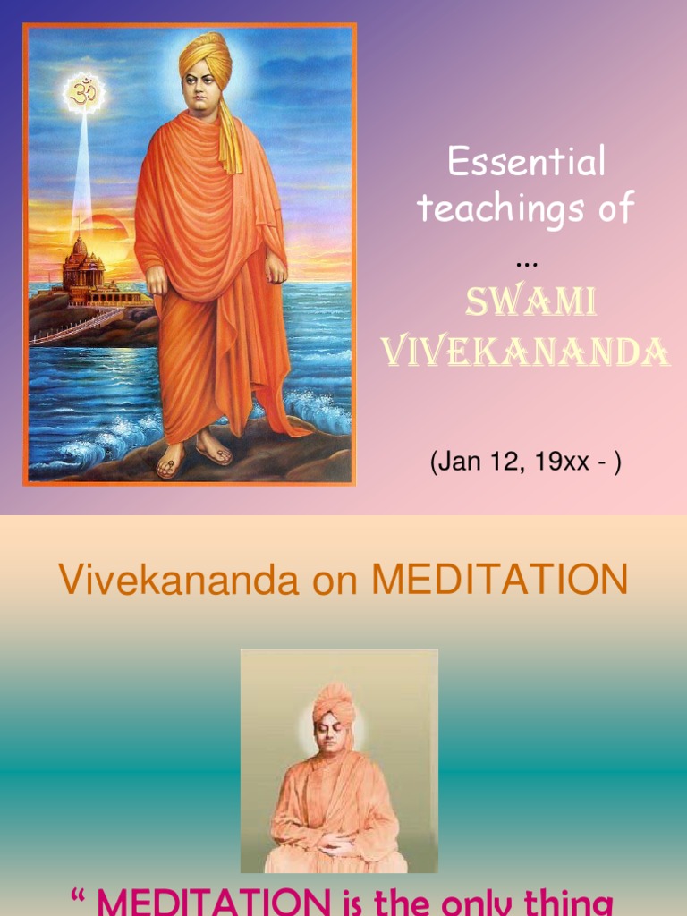 Vivekananda's Insights on Meditation | PDF | Meditation | Swami Vivekananda