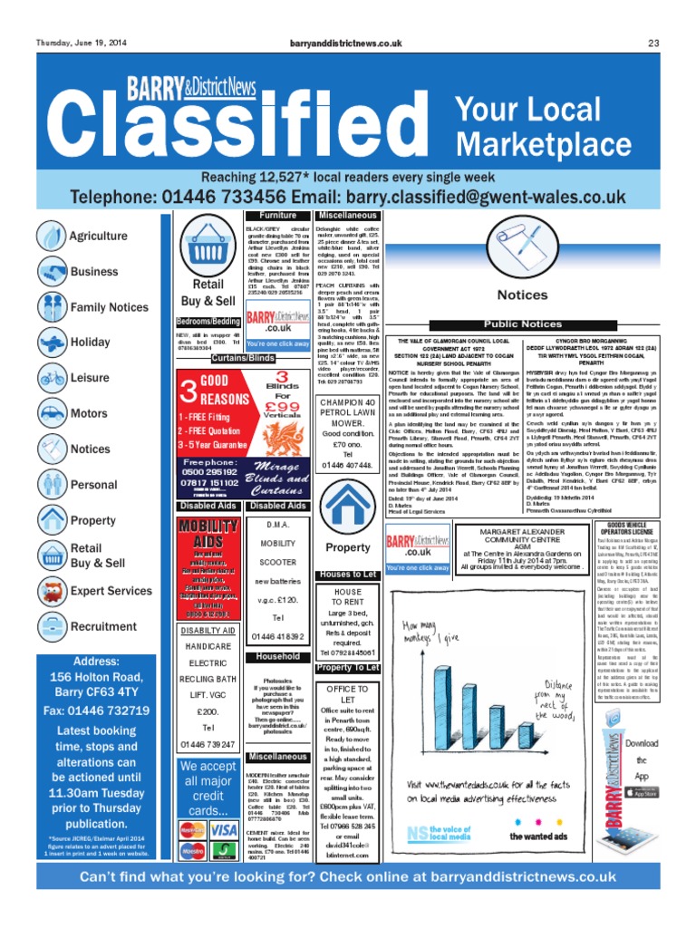 Bar Classifieds 190614 | PDF | Pruning | Hedge
