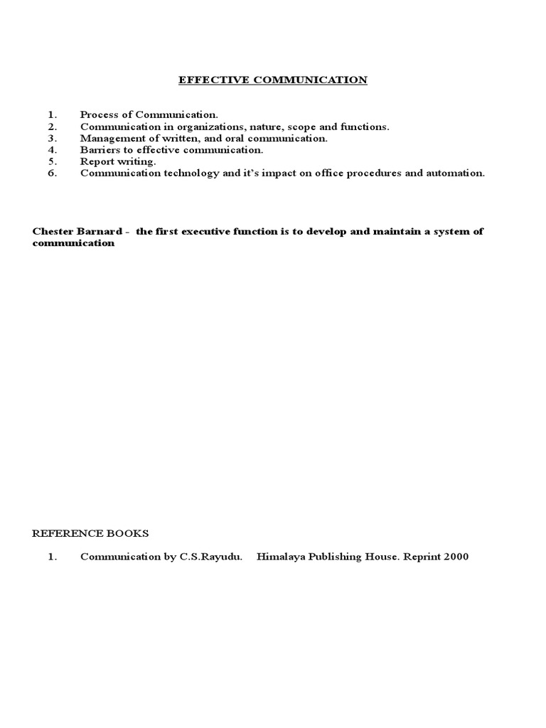 Effective Communication | PDF | Systems Science | Communication