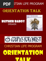 CFC Covenant Orientation | PDF | New Covenant | Prayer