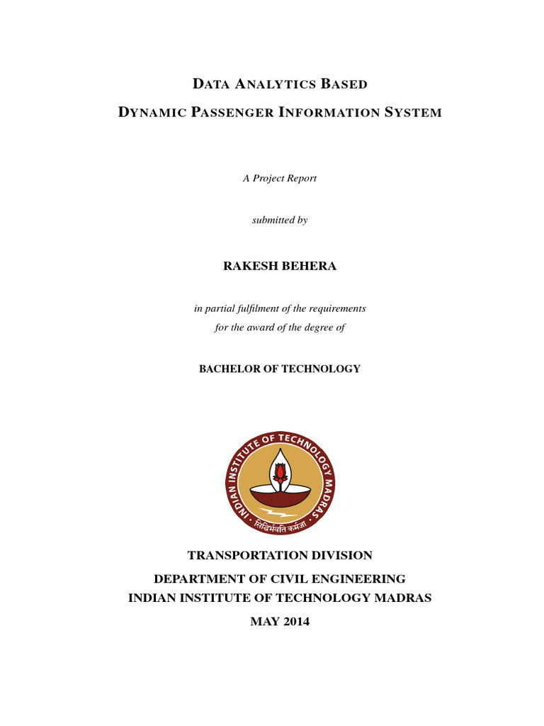 B Tech Project Thesis | PDF | Prediction | Correlation And Dependence