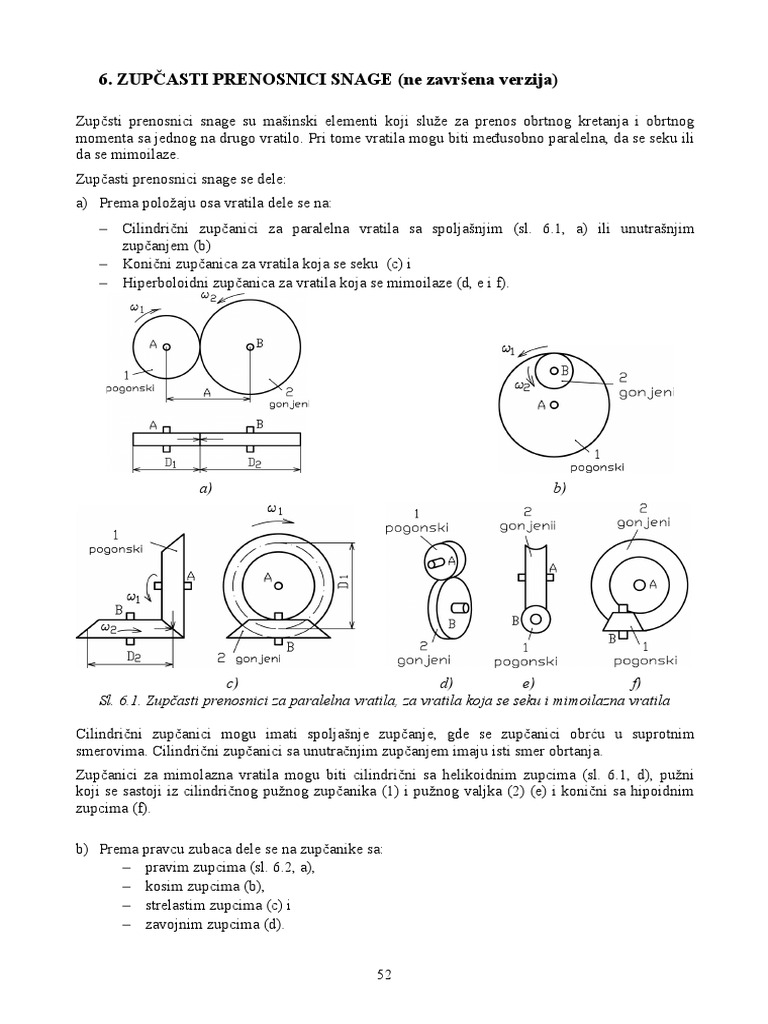 Zupcasti Prenosnici | PDF