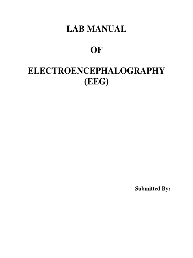 EEG Lab Manual and Experiment Guide | PDF | Electroencephalography ...