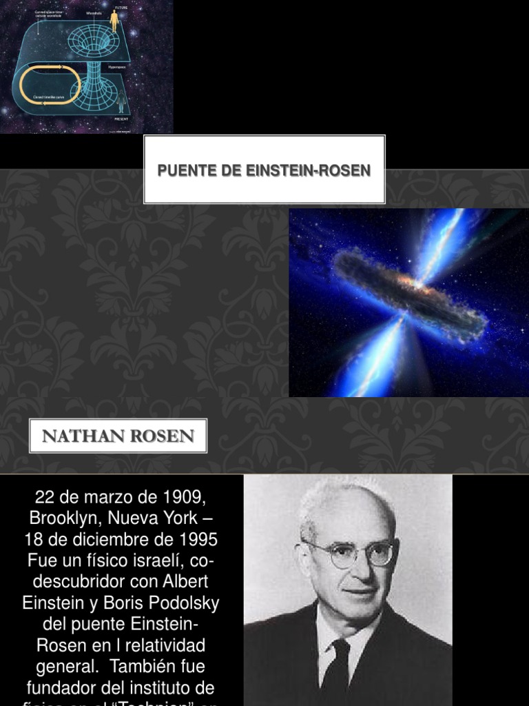 Puente Einstein-Rosen y agujeros de gusano | PDF