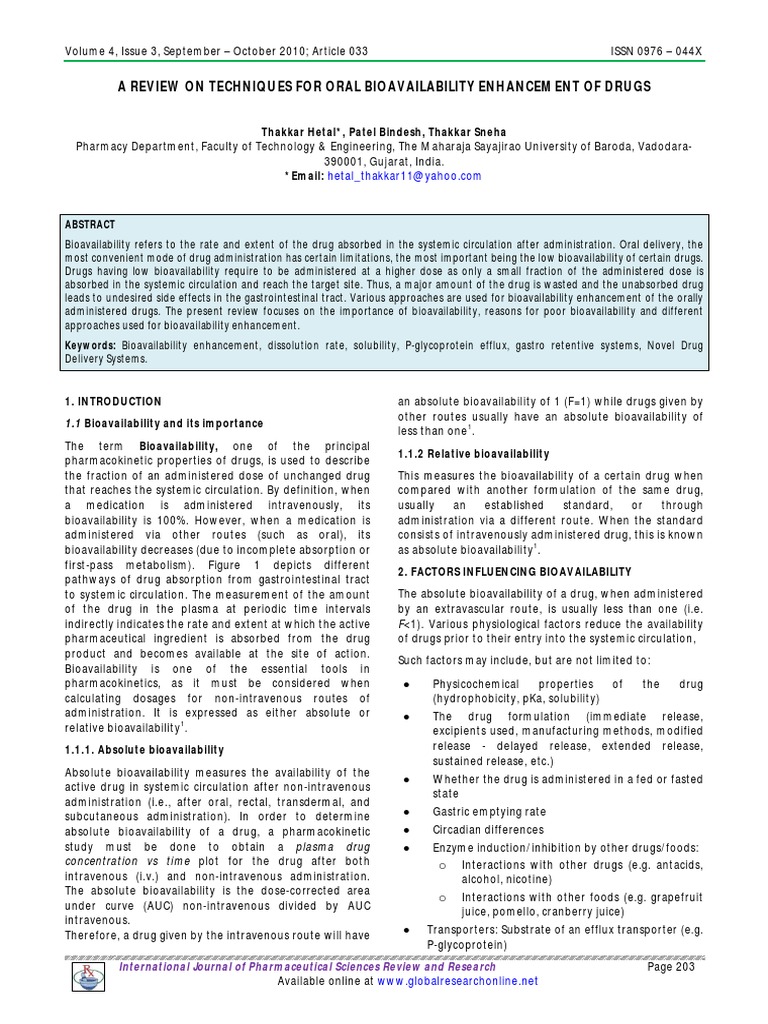 Solubility Enhancemnt | PDF | Bioavailability | Solubility