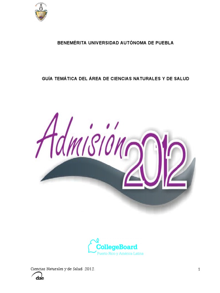 Guía Temática Medicina BUAP 2025 | PDF | Biología Celular) | Naturaleza