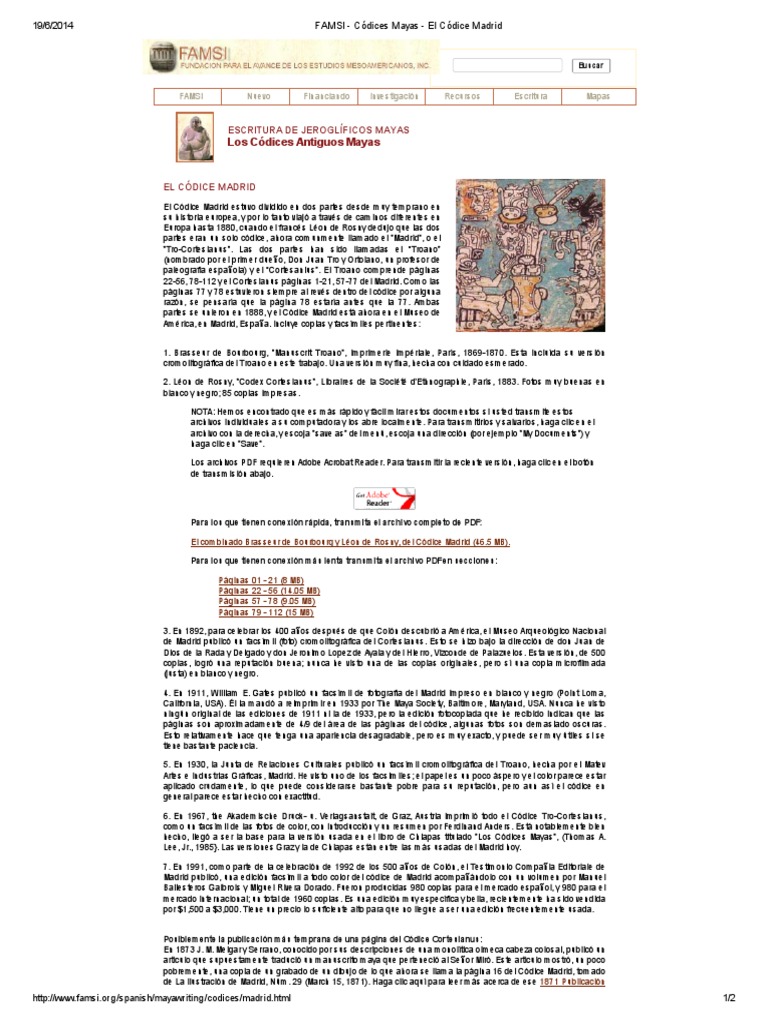 Códices Mayas - El Códice Madrid | PDF | Códice | Manuscrito