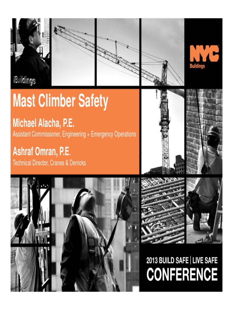 Mast Climber Safety | PDF | Safety | Engineering
