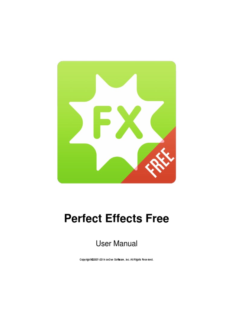 Perfect Effects 8 FREE | PDF | Adobe Photoshop Lightroom | Adobe Photoshop